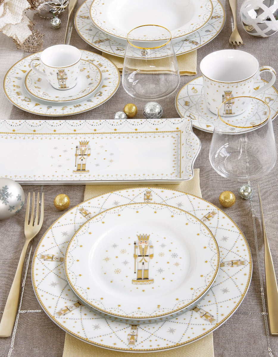 Set 4 piatti dessert Royal Nutcracker – FornieBarbecue.com