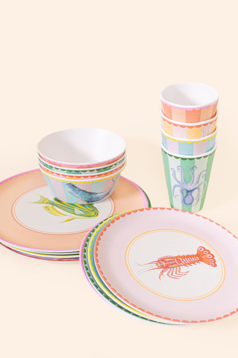 Set 4 ciotole melammina Ø15 Yvonne Ellen – FornieBarbecue.com